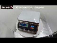 Waterproof  IP68 Class Weight Scales 15kg  Capacity