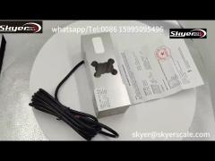 zemic l6e 50kg alloy steel single point load cell with resistance sensor
