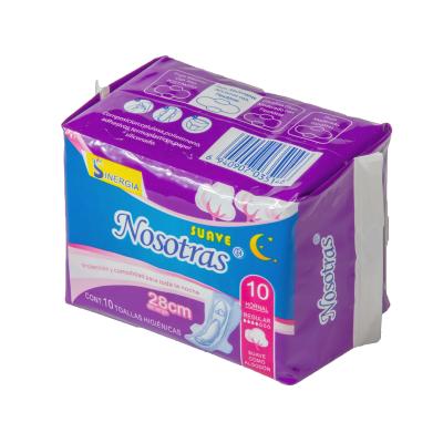 China Almofadas maxi da higiene das mulheres voadas das almofadas menstruais 290mm do algodão à venda
