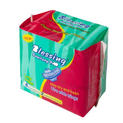 China Almofadas maxi da higiene das mulheres voadas das almofadas menstruais 290mm do algodão à venda