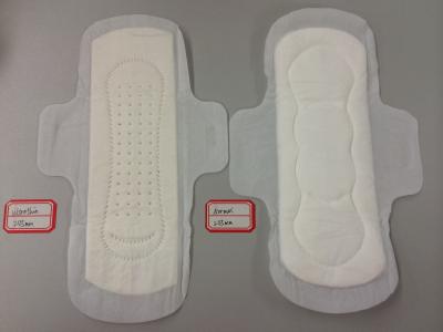 Cina I cuscinetti sanitari di bambù di erbe assottigliano Maxi Pads With Cottony Cover senz'ali in vendita