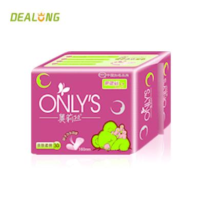 China Almofadas sanitárias Maxi Pads Printed High Absorbency do algodão orgânico de 100% à venda