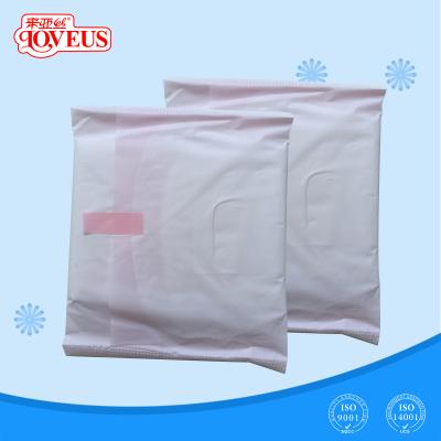 China Almofadas sanitárias do algodão macio macio super absorvente do guardanapo sanitário 245mm confortáveis à venda