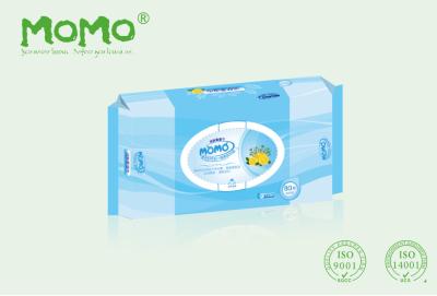 Cina Idratante di bambù della fibra delle strofinate bagnate del bambino di Unscented senza alcool in vendita