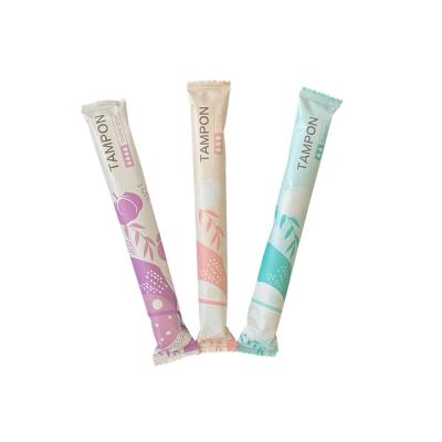 Cina Fragrance Free Organic Cotton Tampon With 2 Tubes And String in vendita
