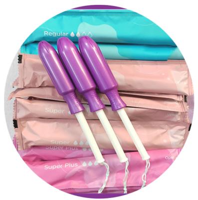 Cina Wholesale Of Ordinary Quantity Tampons In Bulk Organic Tampons With Applicator Tampon Logo in vendita