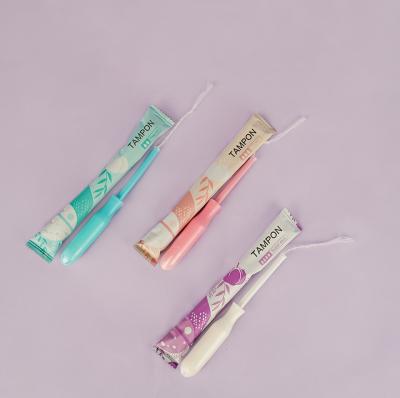 Cina Digital Cardboard Viscose Fiber Ladies Applicator Tampon Regular/Super Plus Absorbency in vendita