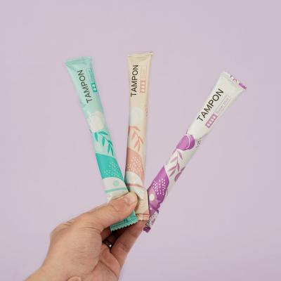 Cina Digital Cardboard Viscose Fiber Ladies Applicator Tampon Regular/Super Plus Absorbency in vendita
