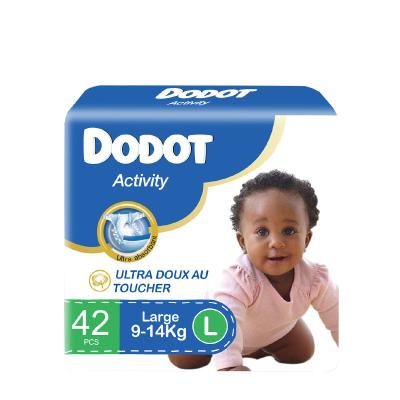 China SGS Printed Clothlike Disposable Baby Diaper Adjustable Comfortable à venda