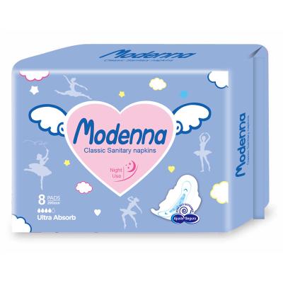 Китай Mesh Wings Disposable Sanitary Napkins 350mm Extra Large Printed OEM ODM продается