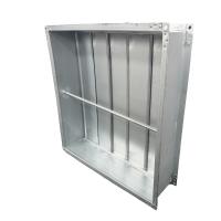 China Backdraft Damper Rectangular Multi Blade One Way Low Leakage Durable Industrial for sale