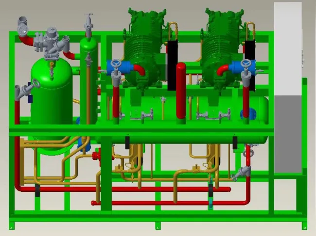 Industry Refrigeration Unit for Condenser Good Compressor Customizable