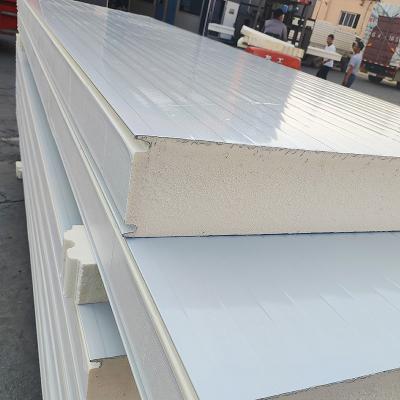China 50mm-250mm PU Sandwich Wall Panel For Clean Room / Cold Room for sale