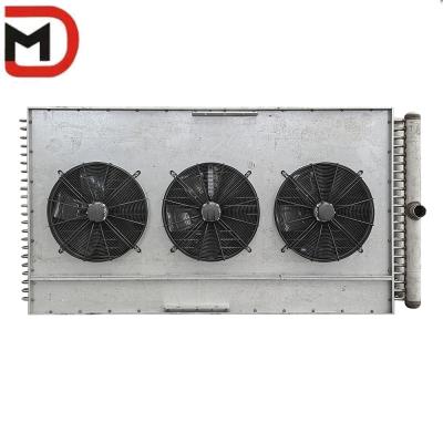 China Industrial 380V/220V Refrigeration Air Cooled Condenser with motor Fans walk in freezer for sale