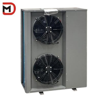 China Präzise Temperaturkontrolle Supermarkt geeignete Kondensationseinheit mit Mikroprozessor-Steuerung und Frequenzventilator for sale