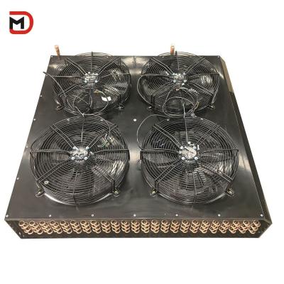 China 2-6 Fans Direct Drive Motor Type Air Cooler Condenser for Commercial/Industrial Applications for sale
