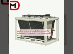 Sistema de refrigeração condensador refrigerado a ar para equipamento de refrigeração armazenamento a frio sala de frio