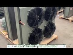 ccc certified air cooler condenser condenser condenser with fan speed 1200-1800 rpm and single