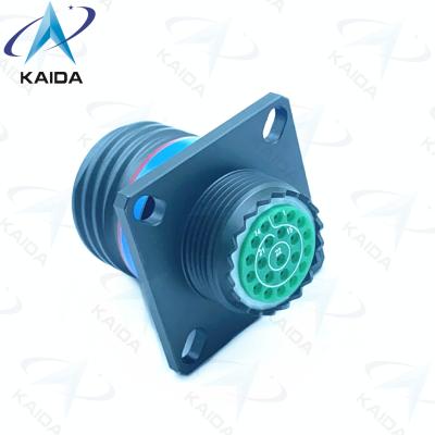 중국 올리브 그린 D38999 시리즈 3 카드미움 셸 22 여성 핀 Mil Dtl 시리즈 38999 판매용