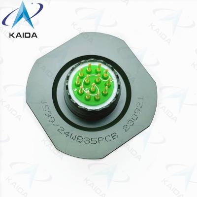 China Receptaculo de Jam Nut MIL-DTL-38999 Série 3 7A PCB Tipo Mil 38999 Conectores Circulares à venda