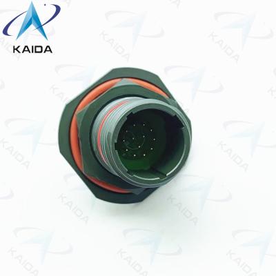 China Receptaculo de Jam Nut MIL-DTL-38999 Série 3 7A PCB Tipo Mil 38999 Conectores Circulares à venda