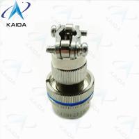 China 4 Contacts Plug Circular Electrical Connector Electroless Nickel Round Wire Connectors for sale