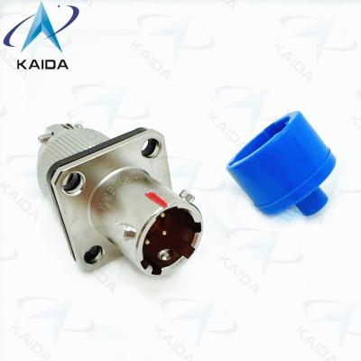 China Circular Electrical Connector Receptacle 4 Contacts Electroless Nickel Finish -55.C To 125.C Operating。Y11P-0804ZK10-2 for sale