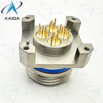 China Endurance 500 Cycles Electroless Nickel for Extreme Temperature Environments.Customed Quadrax PCB Contact Receptacle for sale