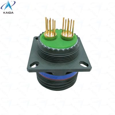 中国 オリーブグリーンカドミウム四角PCB受容器コンタクト 8D0C17W82PN カスタム四角PCBコンタクト.8Dシリーズ D38999 販売のため