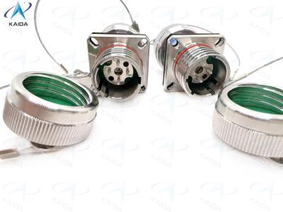 China Secure Free Hanging Optical Fiber Connectors with Solder Termination and Mountin.J599A8 20KC04C1N-S.Hermetic Receptacle. for sale