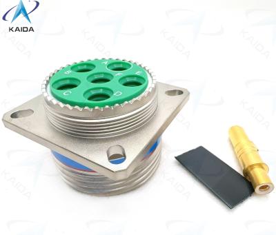 중국 가혹한 산업 환경용 7A 정격 MIL-DTL-38999 시리즈 Ⅱ 나사산 결합형 커넥터. D38999 /20FH06PN, TV 시리즈, 8D 시리즈, 트윈액스 접점, 무전해 니켈 판매용