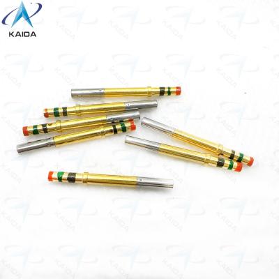 China Orange-Grün-Braun Farbringe D38999 Serie Isolierter Crimp-Steckverbinder für industrielle Anwendungen. M39029/56-351. 20# Buchsenkontakt. zu verkaufen