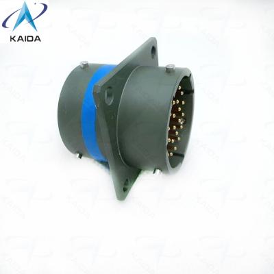 China Industrial-Grade MIL-DTL-26482 Series Ⅰ Circular Connector with 500V Voltage and 7.5 A Current Rating.Thru Bulkhead Receptacle.PTB-16-26PS for sale