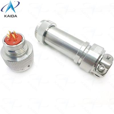 China 5 A Current Rating Circular Electrical Connector for Temperature Applications up to 175C in Extreme Environments.YMA18T4Z1P40+YM18AP01 for sale