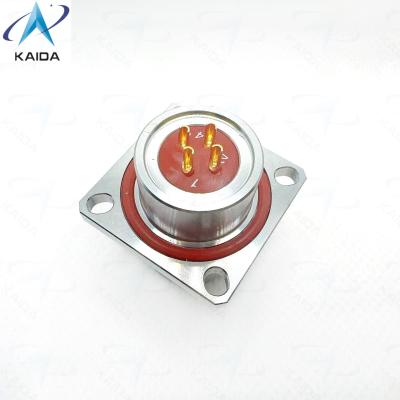 China 4 Contacts Circular Electrical Connector -55C To 175C Ideal for Extreme Temperatures.YMA18F4K1D40 for sale