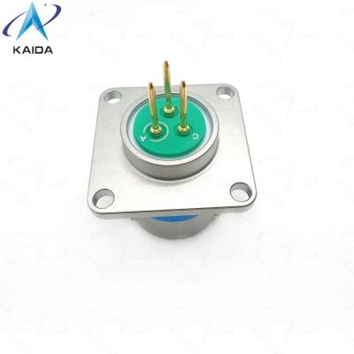 China Square Flange Receptacle MIL-DTL-38999 Series Ⅰ Featuring Copper Alloy Contacts for Industrial Applications.MS27505E13F03SCA。Square Flange Receptacle with PCB Contacts for sale