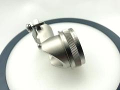 M85049 Series Connector Backshell 90° Strain Relief Backshell Electroless Nickel M85049/39-21N