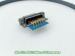 5A MIL-DTL-83513 Micro-D Connectors 90° PCB Rectangular Connector J30J-25ZKWP