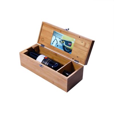 7 duimbrochure die LCD Videogiftvakje voor Bedrijfsbevordering verpakken