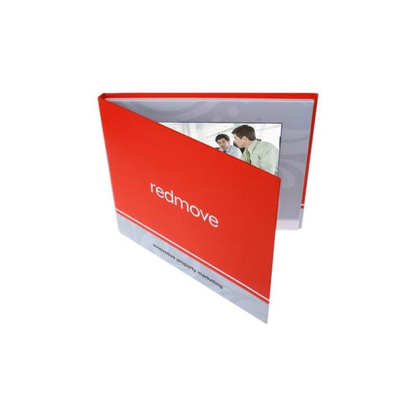 Custom Gift Digital Video Brochure , 7 Inch Lcd Screen Video Brochure