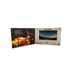China Custom Gift Digital Video Brochure , 7 Inch Lcd Screen Video Brochure for sale