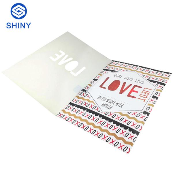 Custom Blank Music Personalized Greeting Card CMYK Printing