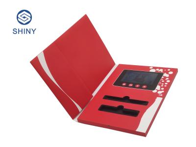 China chinese homemade video brochure video business card custom made mini video mailable greeting card with 7 inch lcd scree for sale
