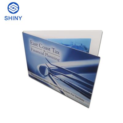 China OEM Golden Recordable Video Greeting Card CMYK Color for sale
