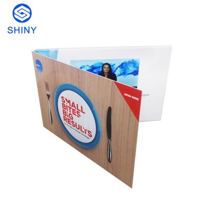 China 7 Zoll Lcd-Schirm-Videobroschüren-Gewohnheit oder Standard zu verkaufen