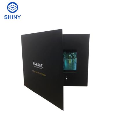 China 7 Inch HD LCD Screen Postcard Display Book Video Wedding Card Colorful for sale