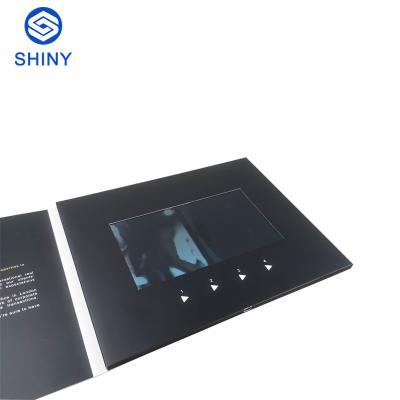 China 7 Inch HD LCD Screen Postcard Display Book Video Wedding Card Colorful for sale