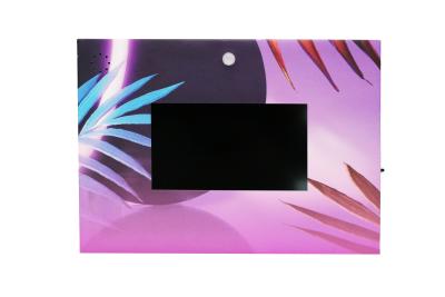 China Desk Calendar Advertising Display 7 Inch LCD Video Display for sale