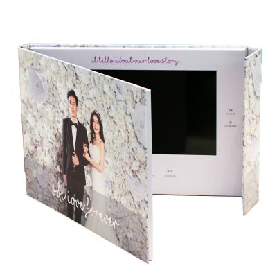 China 5 Inch Screen Lcd Video Business Cards Wedding Custom Digital Book Printing A5 for sale