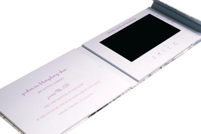China 5 Inch Screen Lcd Video Business Cards Wedding Custom Digital Book Printing A5 for sale